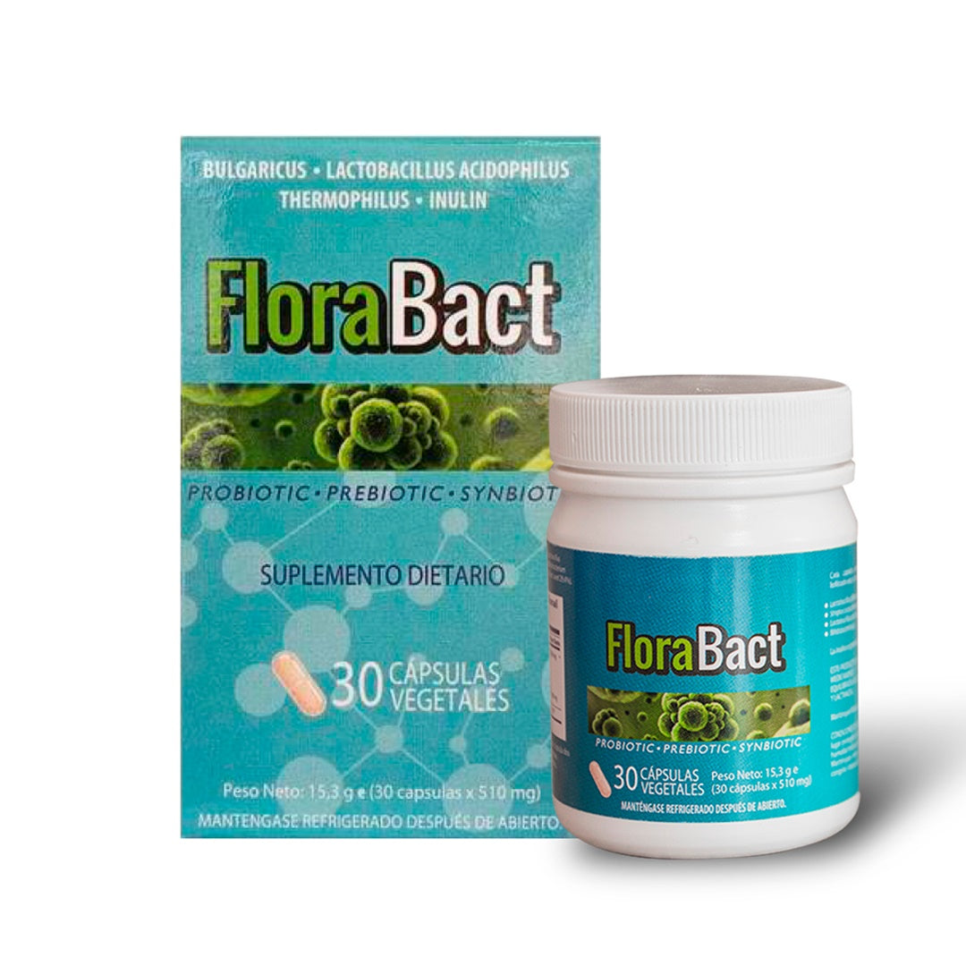 Florabact - 30 Cápsulas – Dra Carolina Martinez